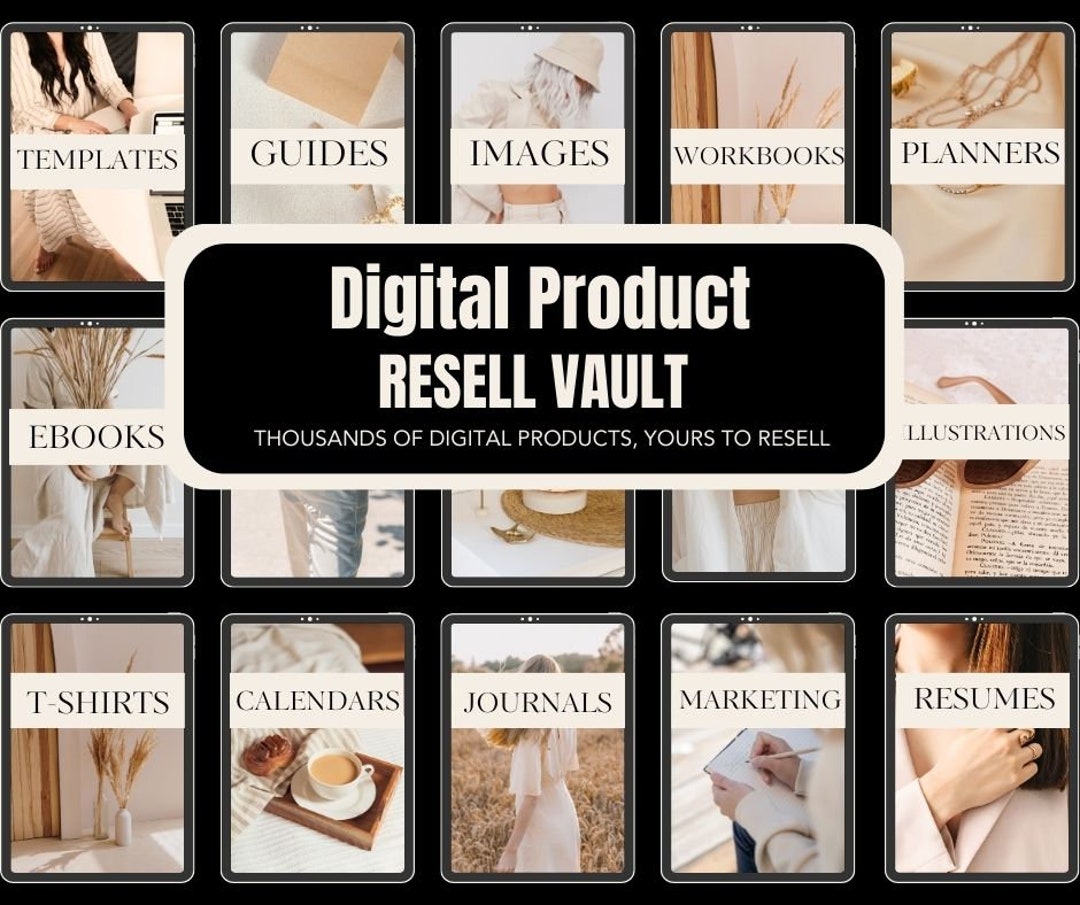 Digital Product Resell Vault | Thousands of Done-for-you Digital Products | Passive Income ...