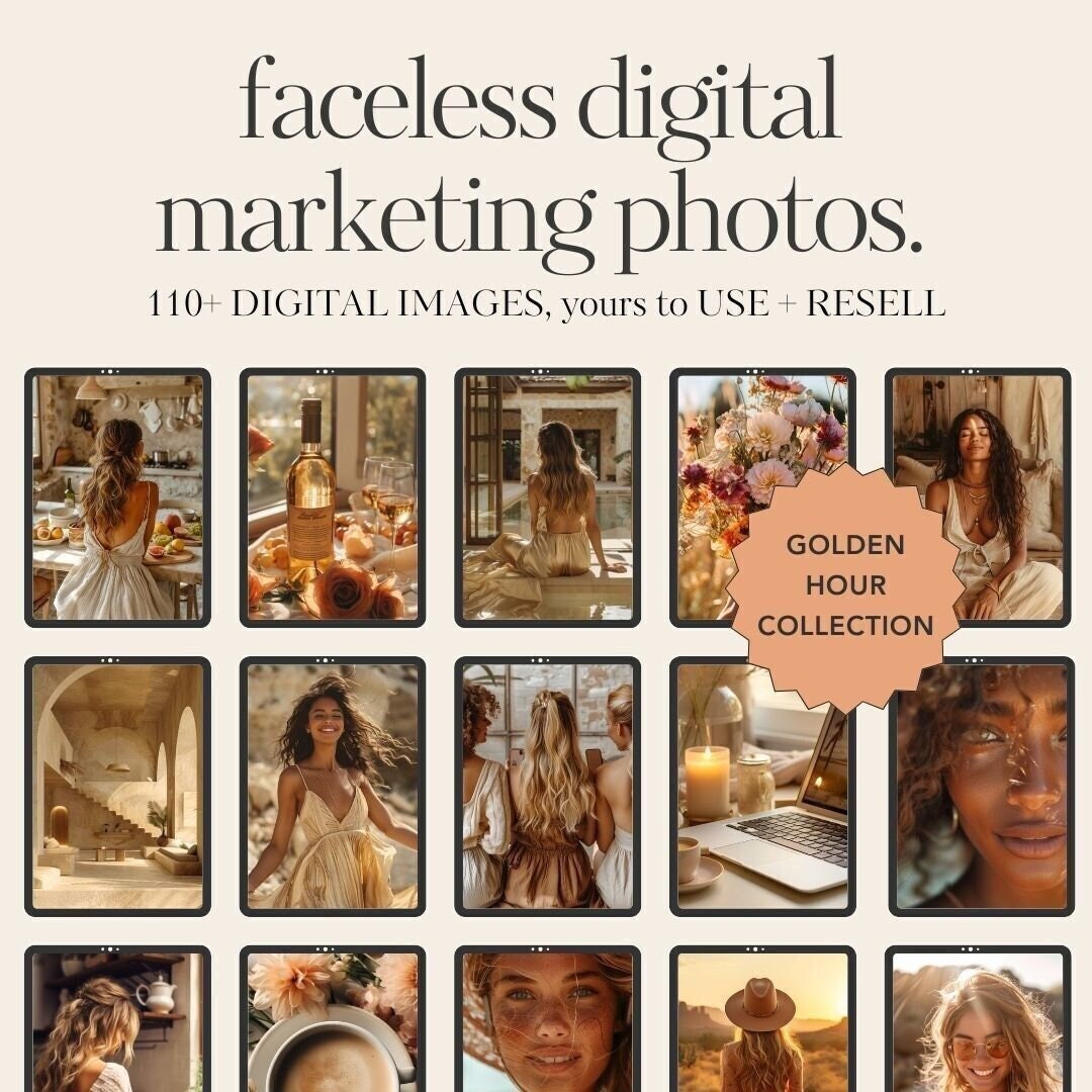 110+ Faceless Digital Marketing Photos | Golden Hour Collection ...