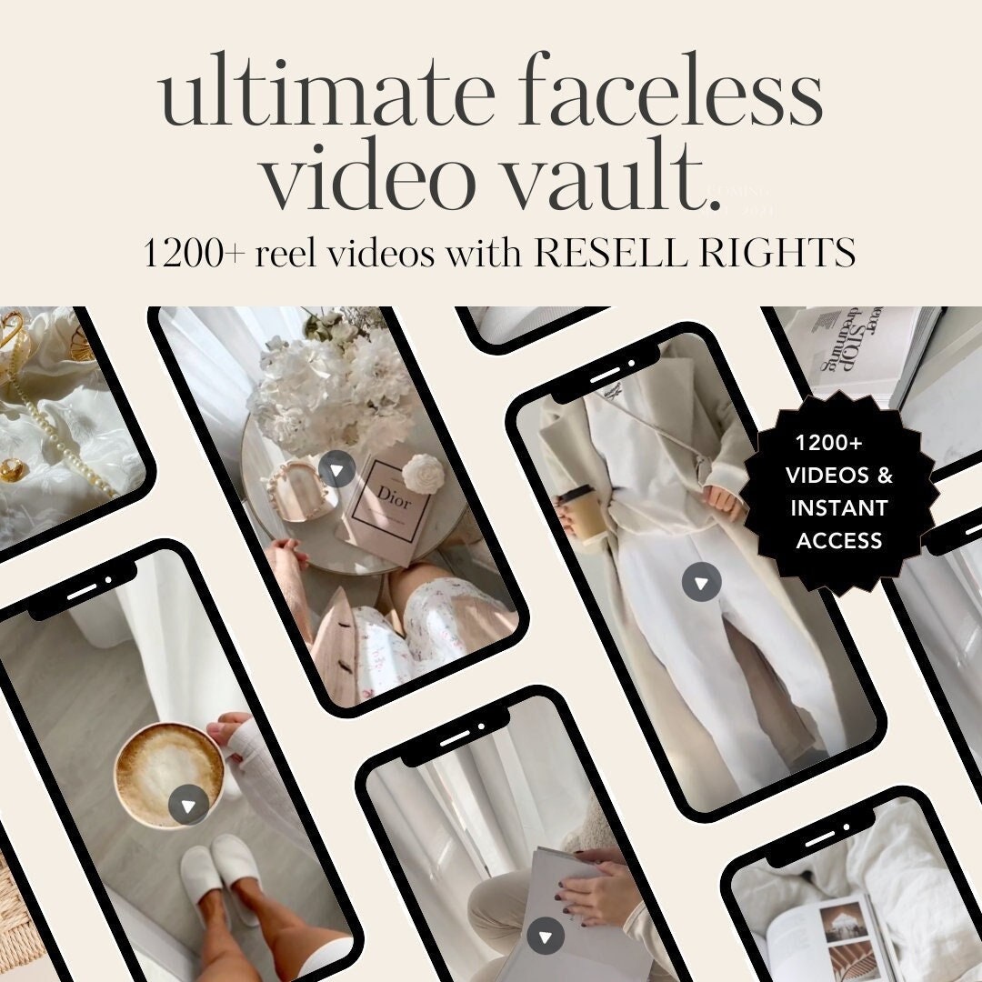 1200+ Ultimate Faceless Marketing Videos | Stock Video Content Bank ...