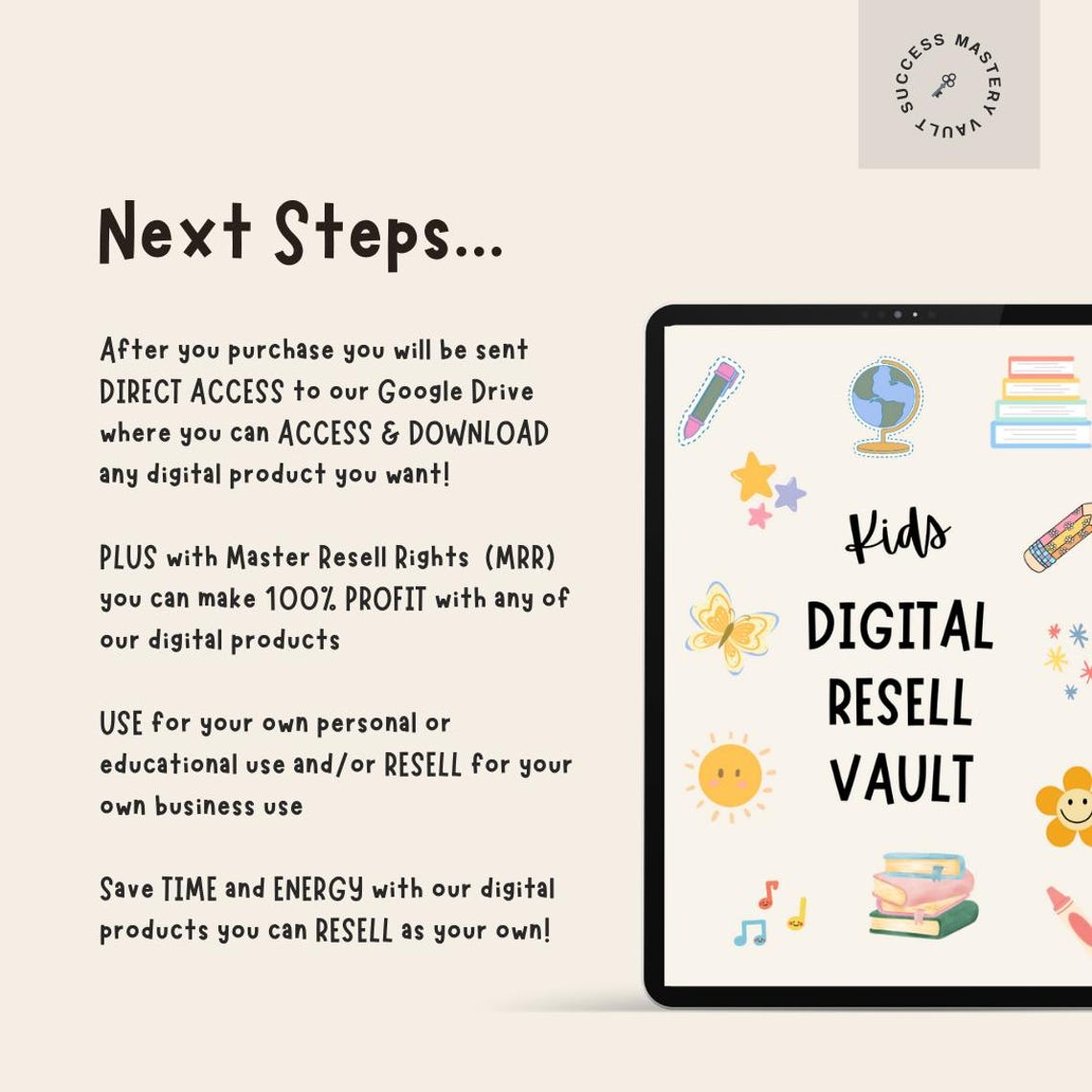 Kids Digital Products | Resell Vault | PLR MRR Educational Resources ...