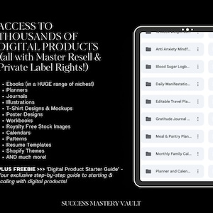 Digital Product Resell Vault | Thousands of Done-for-you Digital ...