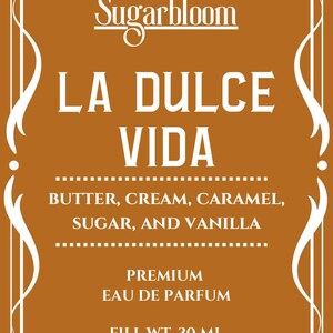 La Dulce Vida | 30ml Eau De Parfum | 15ml Sample - Etsy