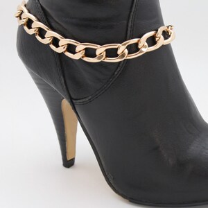 Gold Boot Chains - Western Cowgirl Jewelry, USA Handmade (2 Pcs Set) - Etsy