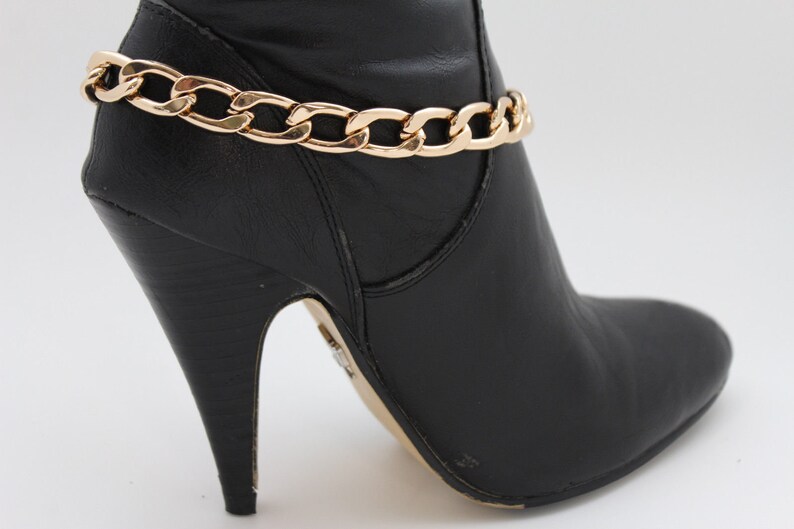 Gold Boot Chains - Western Cowgirl Jewelry, USA Handmade (2 Pcs Set) - Etsy
