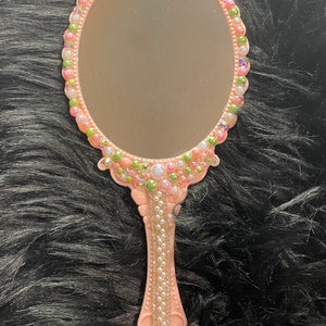 Sorority Hand Mirror With Bling - Reflect on Your Fabulousness - Etsy