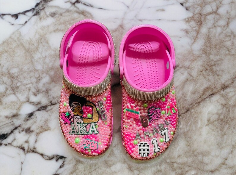 Chic Sorority Crocs - Custom Designs for Your Sisterhood! - Etsy