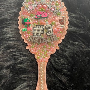 Sorority Hand Mirror With Bling - Reflect on Your Fabulousness - Etsy