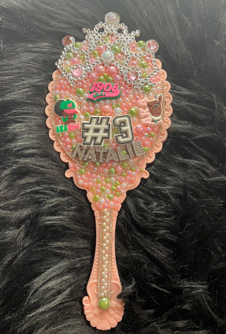 Sorority Hand Mirror With Bling - Reflect on Your Fabulousness - Etsy