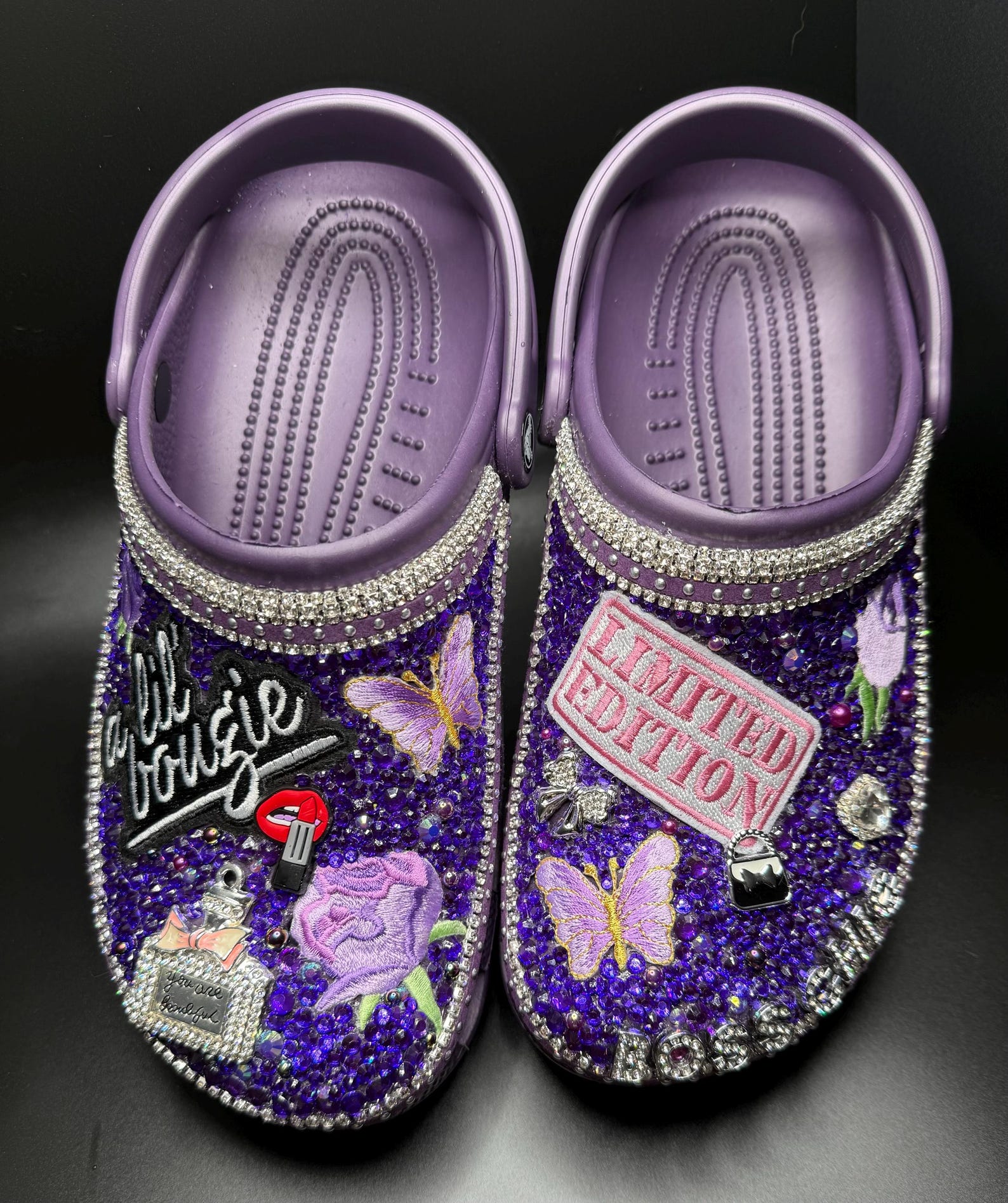Sparkle & Shine: Custom Blinged-out Crocs! - Etsy