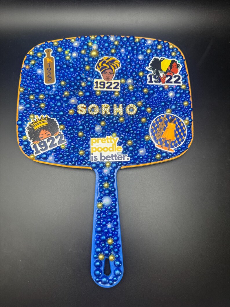 Sorority Hand Mirror With Bling - Reflect on Your Fabulousness - Etsy