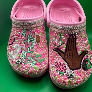 Chic Sorority Crocs - Custom Designs for Your Sisterhood! - Etsy