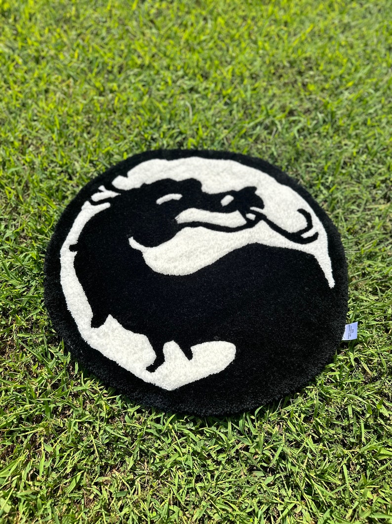 Custom Mortal Kombat Logo Rug - Etsy