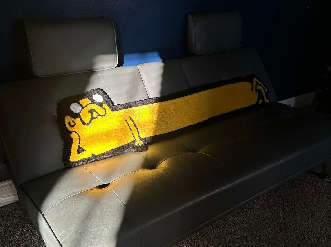 Jake the Dog Rug | Custom Rug | Custom Dog Rug| 100% HANDMADE - Etsy