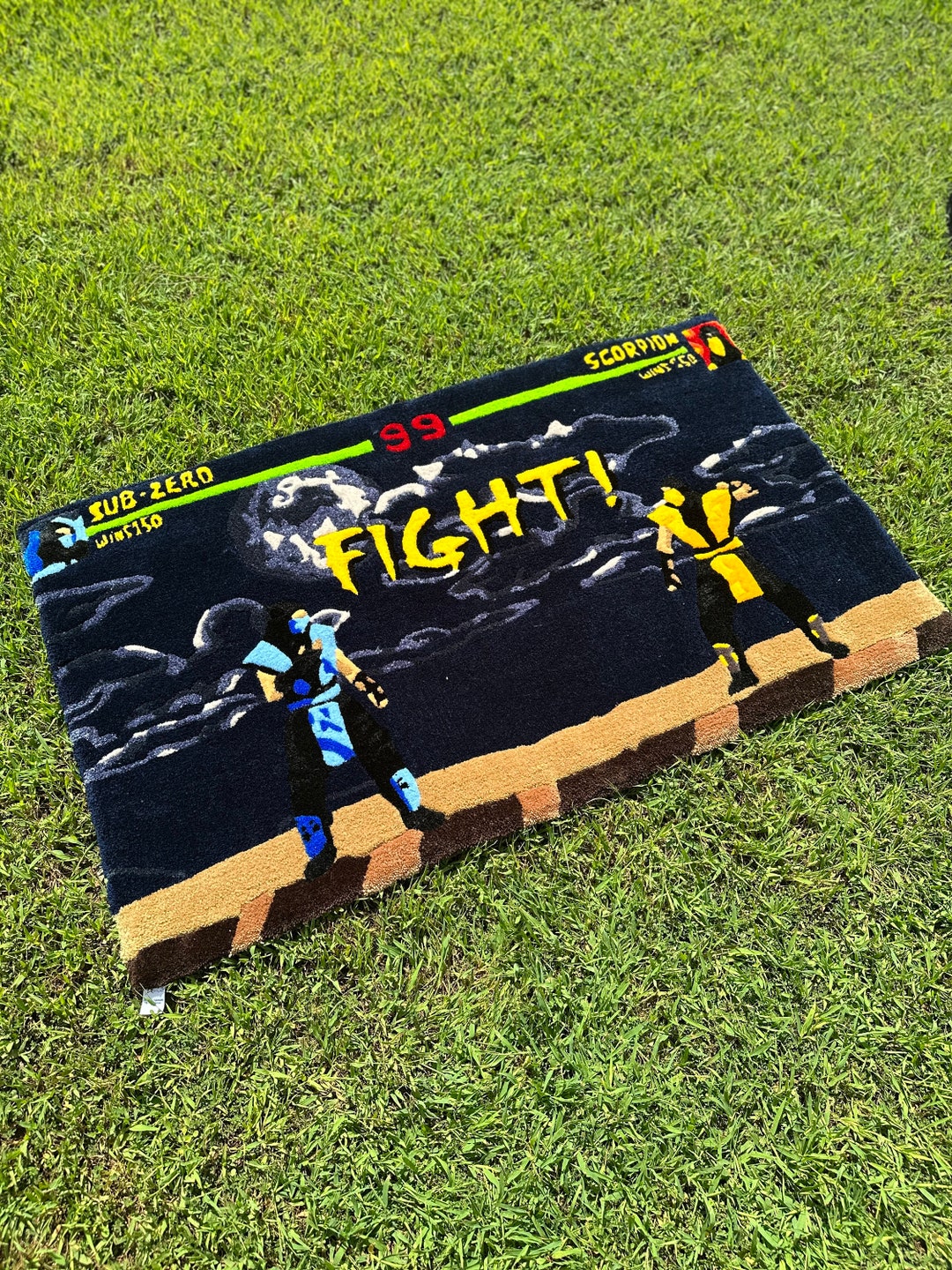 Mortal Kombat 1 Tufted Rug | Fighters Tufted Rug | 100% Handmade - Etsy