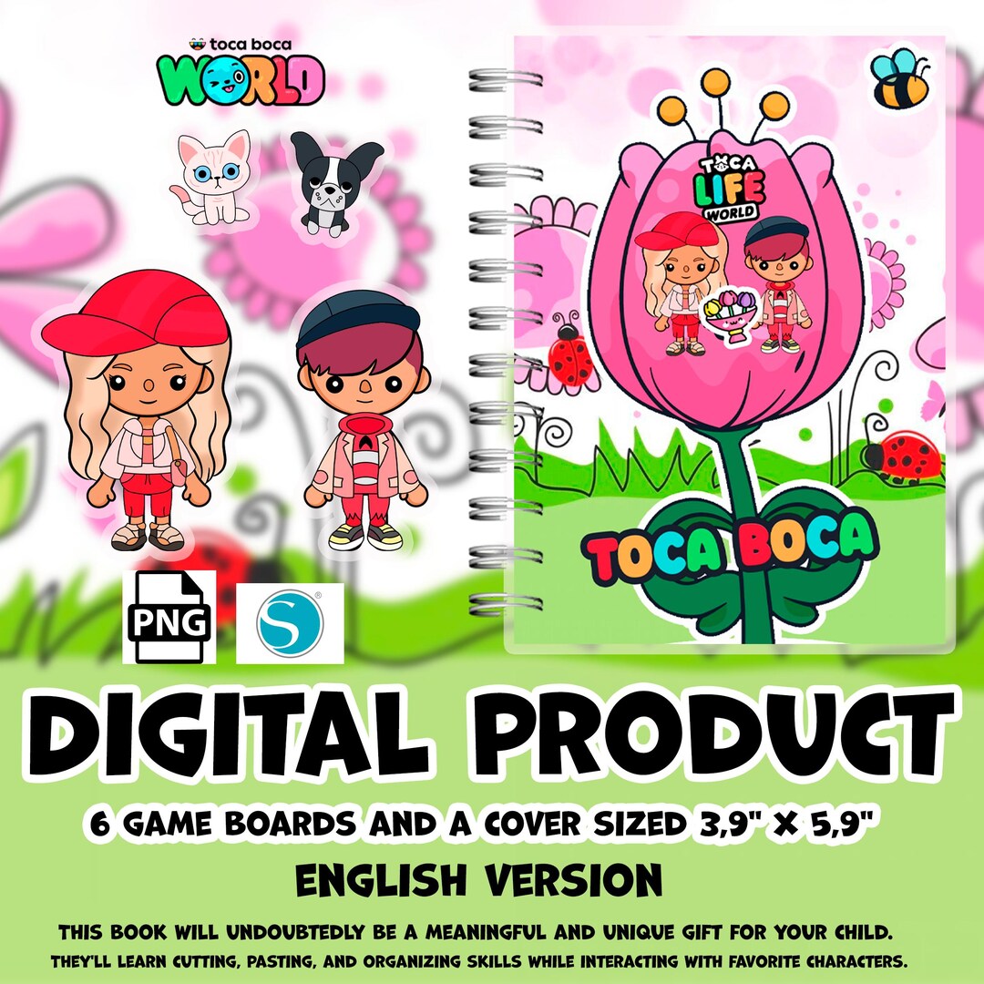 Avatar World Busy Book | Toca Boca Dollhouse| Toca Boca Quiet Book ...