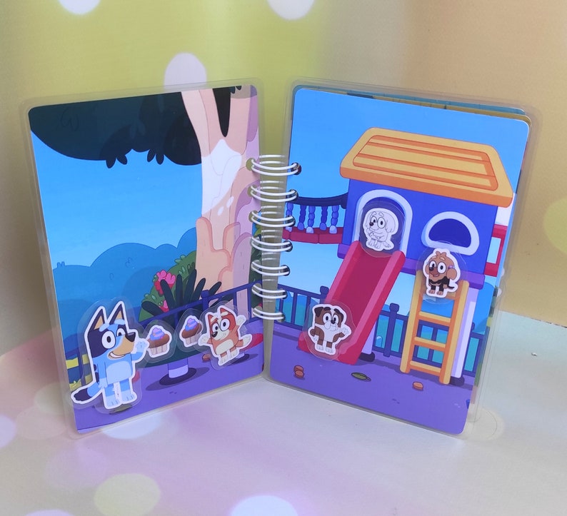 Printable Bluey Paper | Bluey Quiet Book | Bluey Busy Book | Digital ...