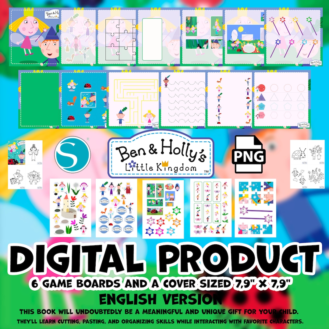 Ben and Holly Print Bookben and Holly Busy Book ben Holly Quiet Bookben ...