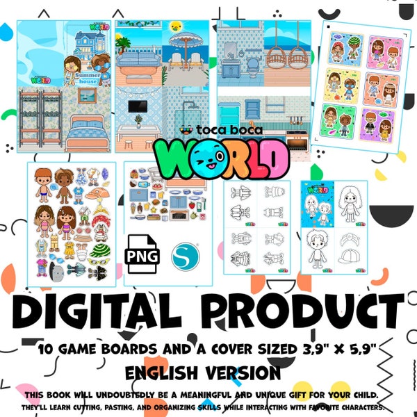 Toca Boca Book - Etsy