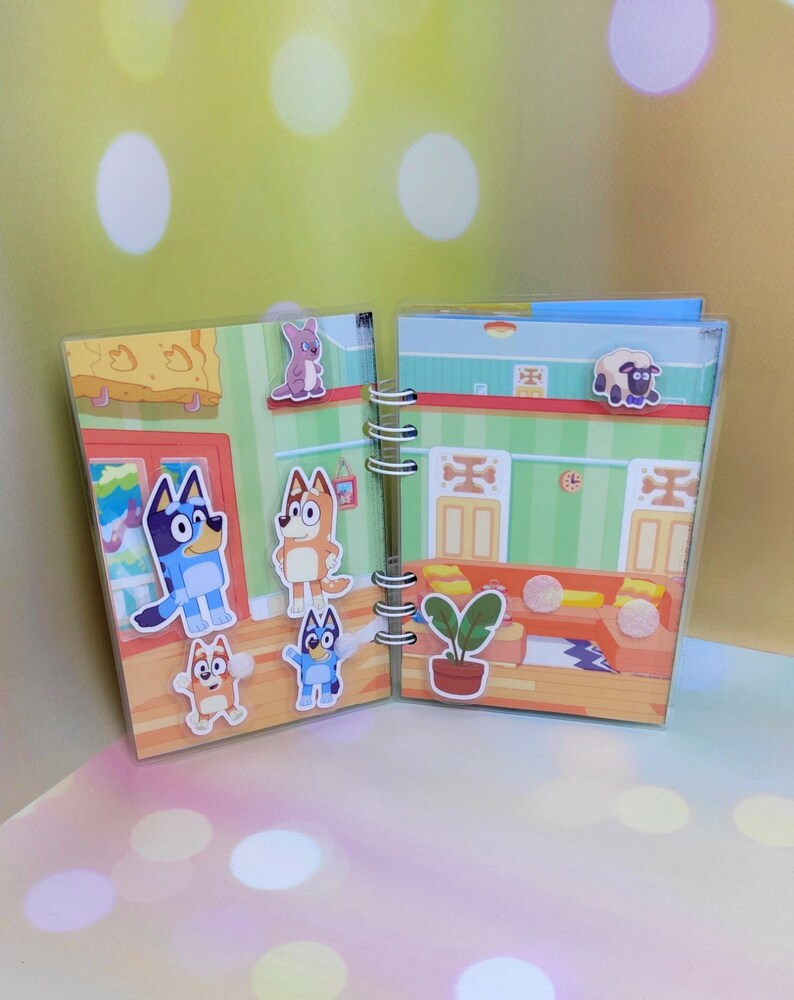 Printable Bluey Paper | Bluey Quiet Book | Bluey Busy Book | Digital ...