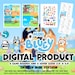 Printable Bluey Paper | Bluey Quiet Book | Bluey Busy Book | Digital ...