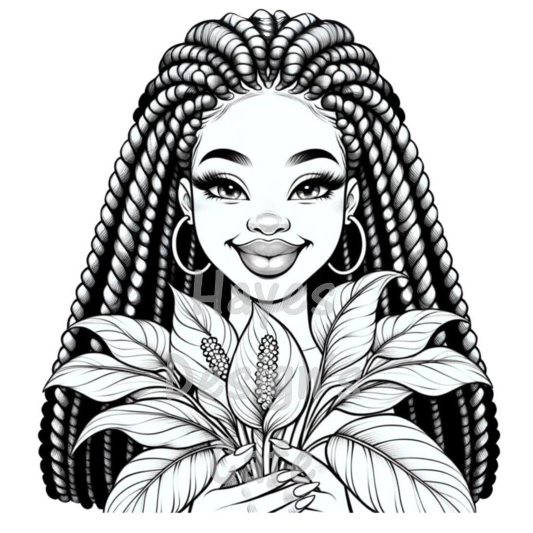 Lady Peace Lily Braids Dreadlocks Plants Fresh Nature Garden Flower ...