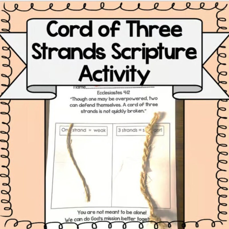 Three Strands Svg - Etsy