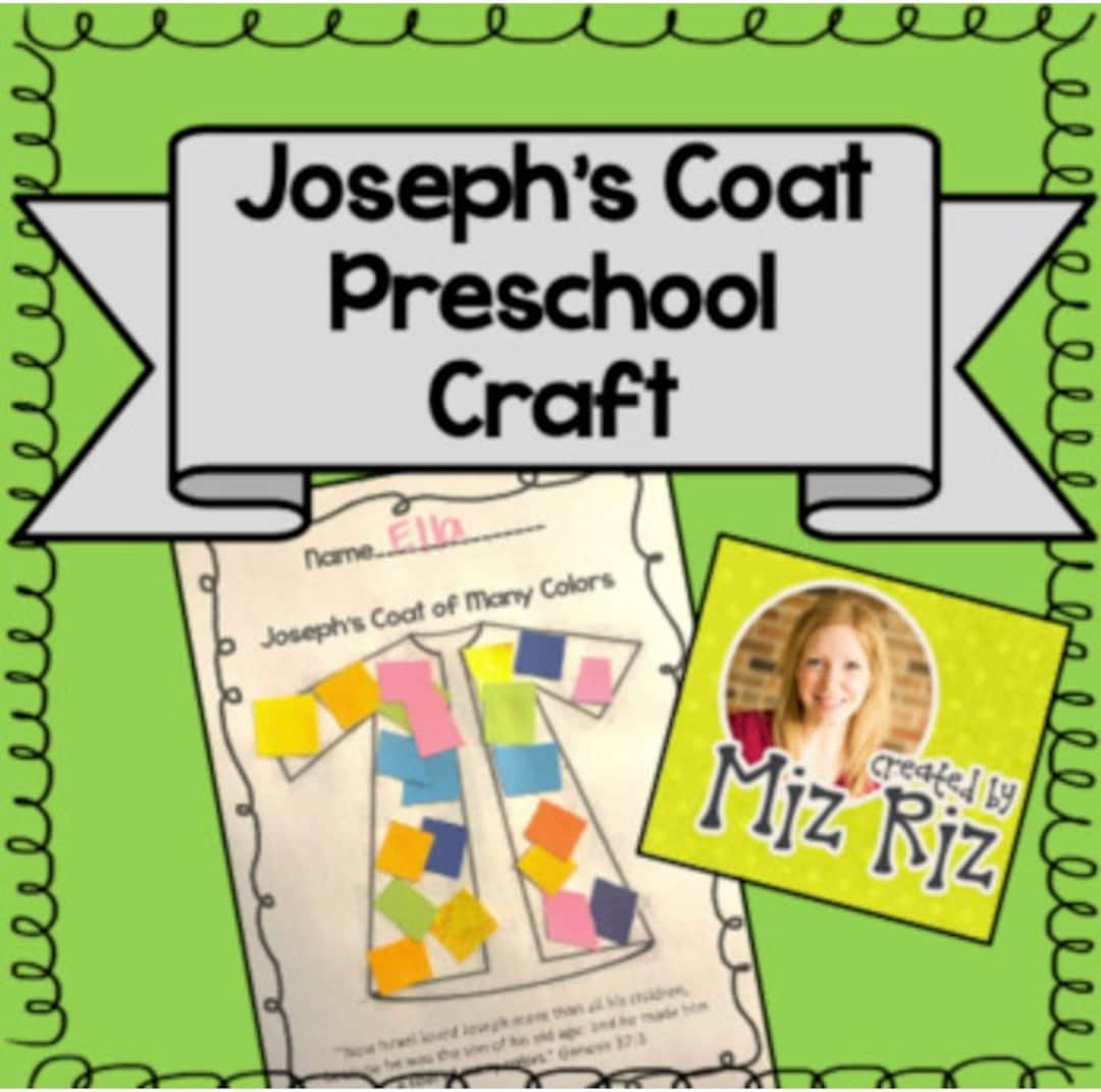 Joseph Coat of Many Colors Craft - Etsy