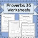 Proverbs 3:5 Bible Verse Worksheet Set, Worry Theme - Etsy