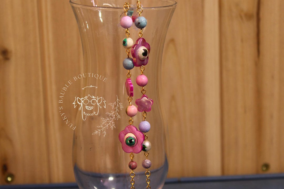 Surreal Bloom Glasses Chain: Dreamcore Mask Strap, AirPod Holder - Etsy