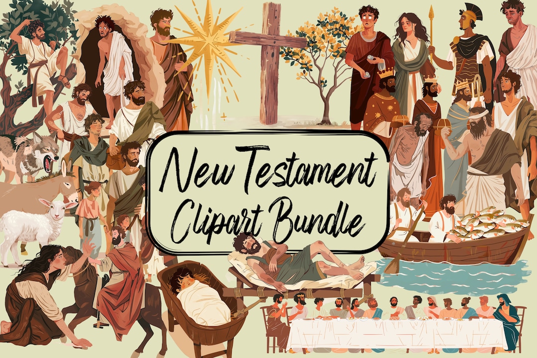 New Testament Clipart Bundle, PNG Files, Instant Download, Printables ...