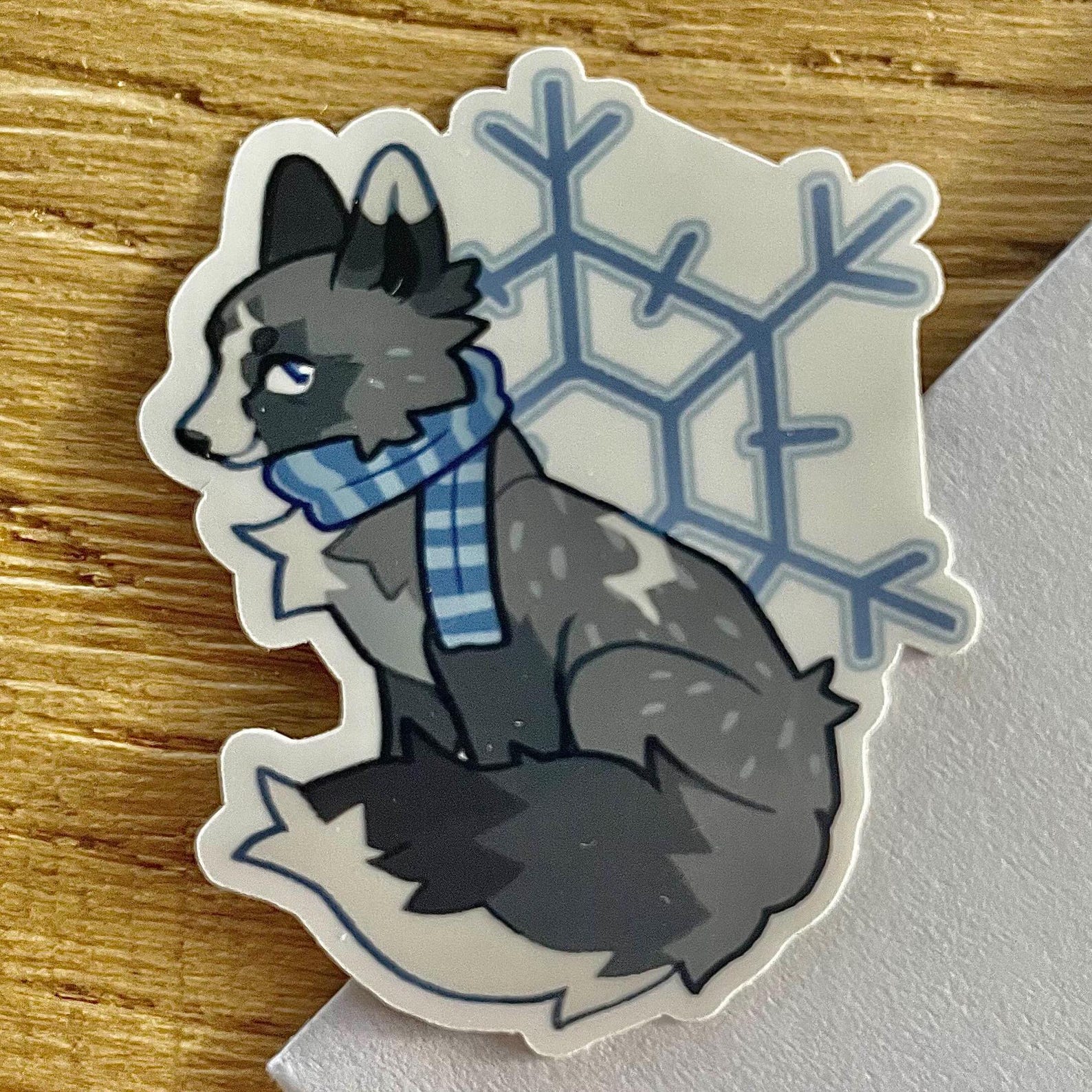 Cute Winter Fox / Wolf Stickers | Journal Stickers, Planner Stickers ...