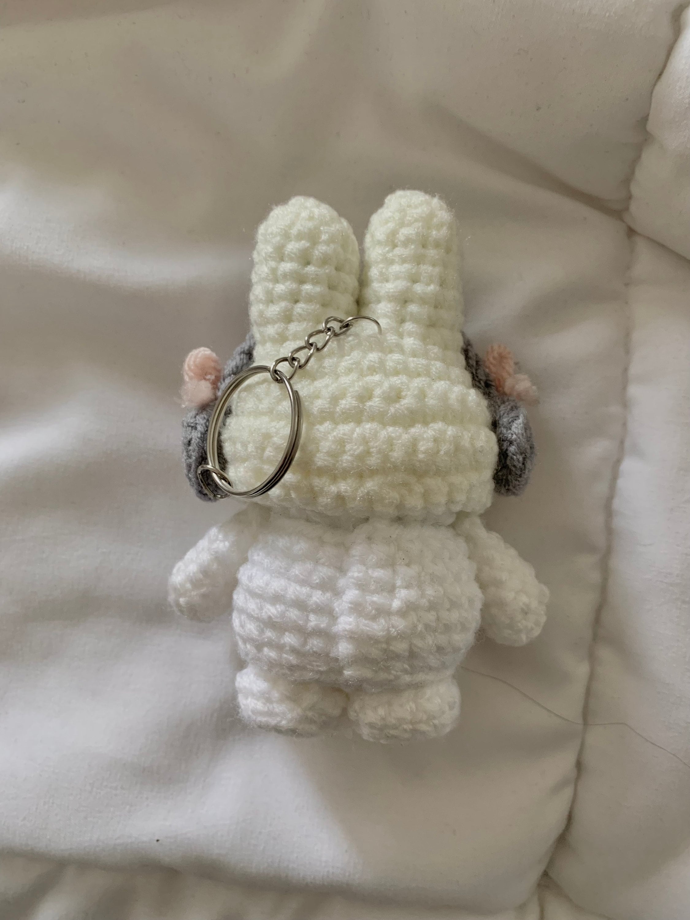 Crochet Miffy Keychain - Etsy Canada