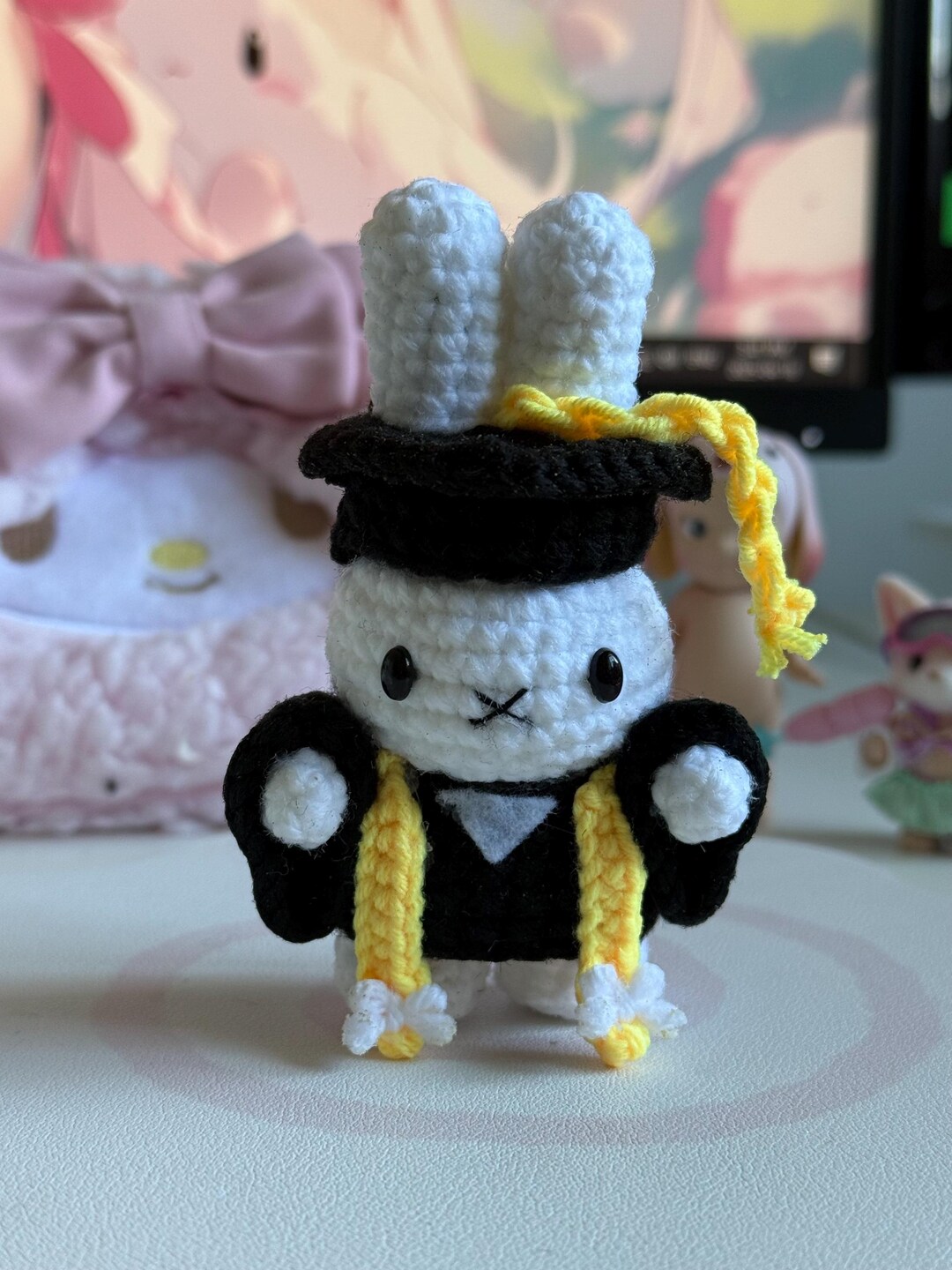 Graduation Miffy Plush Keychain - Etsy