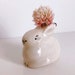 Ceramic Handmade Rabbit Figurine, Rabbit Vase , Handmade Gift ...