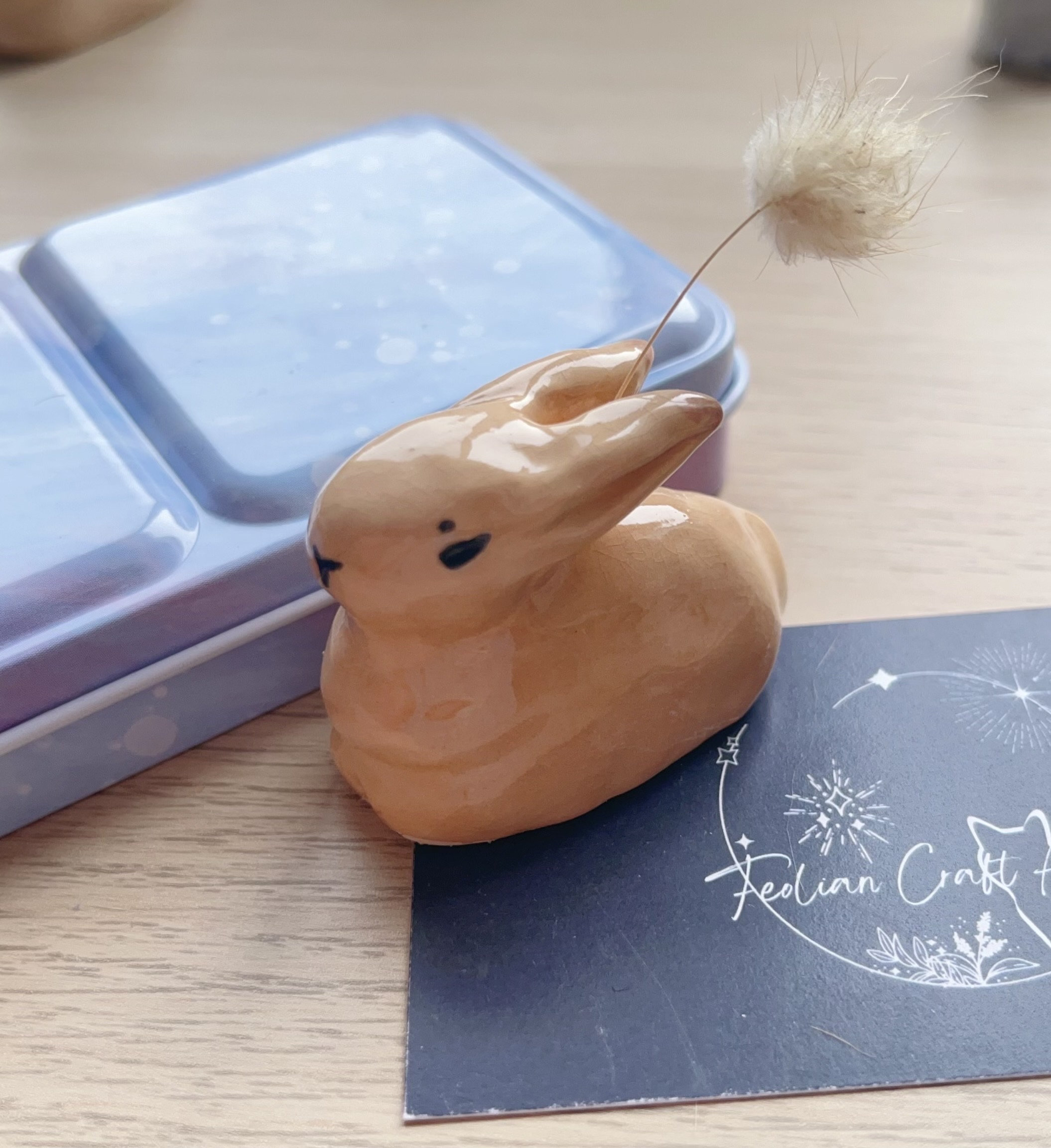 Ceramic Handmade Rabbit Figurine, Rabbit Vase , Handmade Gift ...