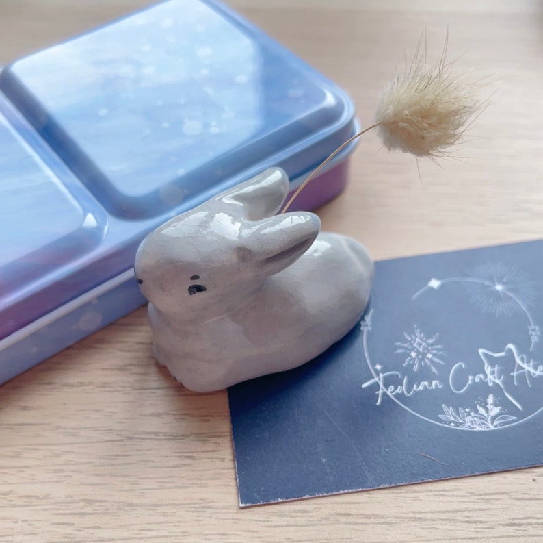 Ceramic Handmade Rabbit Figurine, Rabbit Vase , Handmade Gift ...