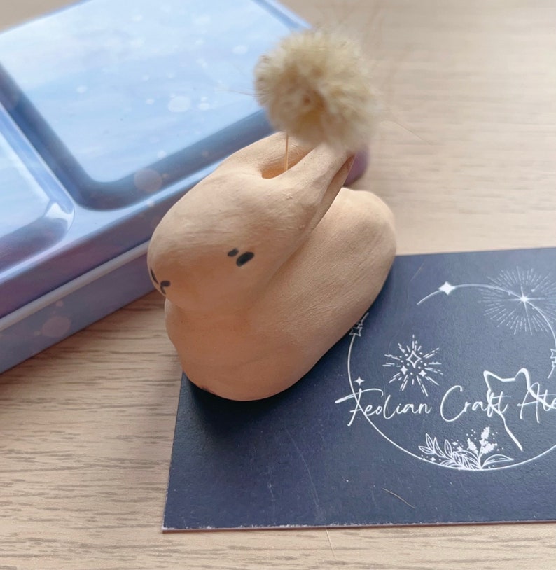 Ceramic Handmade Rabbit Figurine, Rabbit Vase , Handmade Gift ...