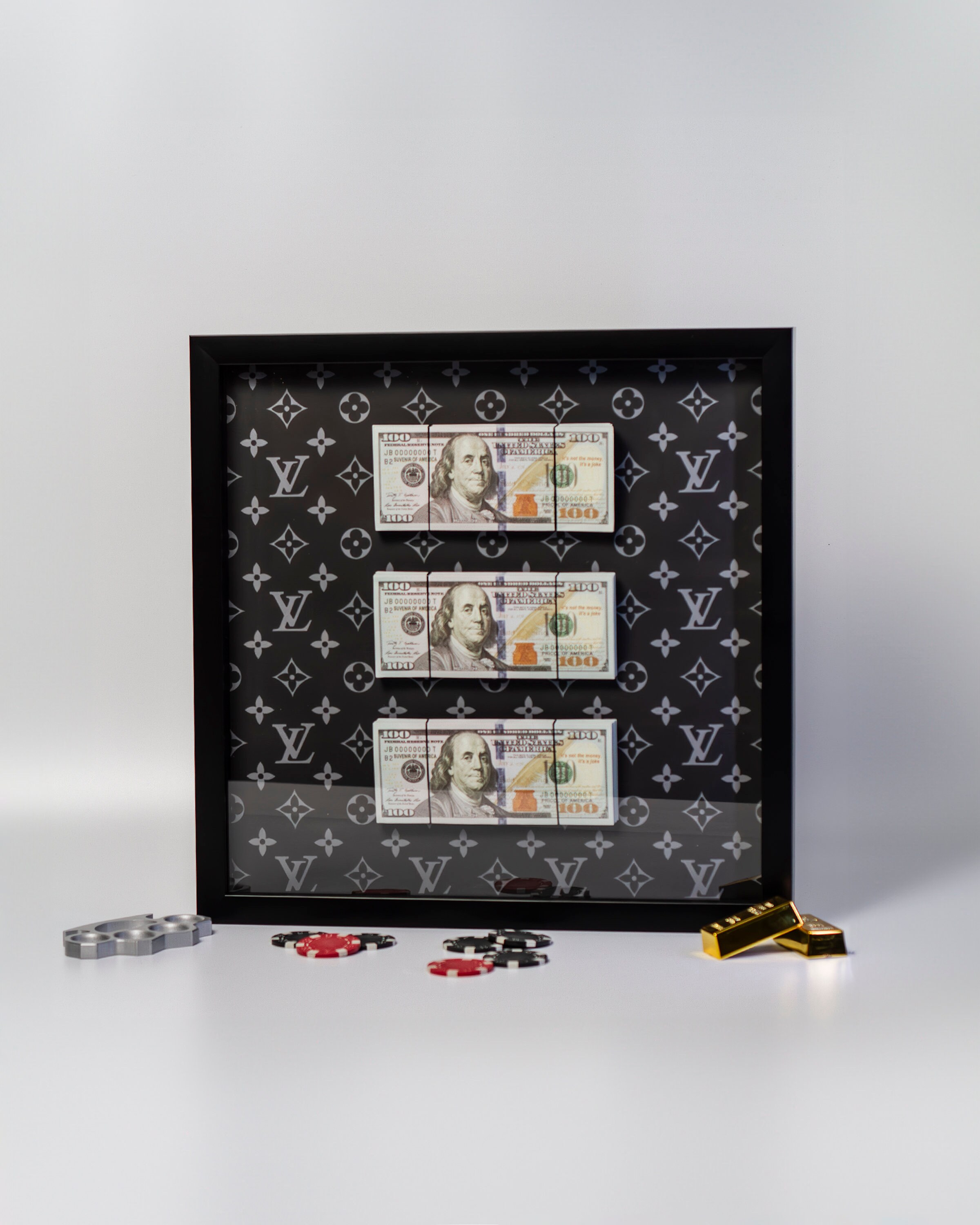 Money Frame | Emergency Box - Special Gift. Stylish Wall Decor for ...