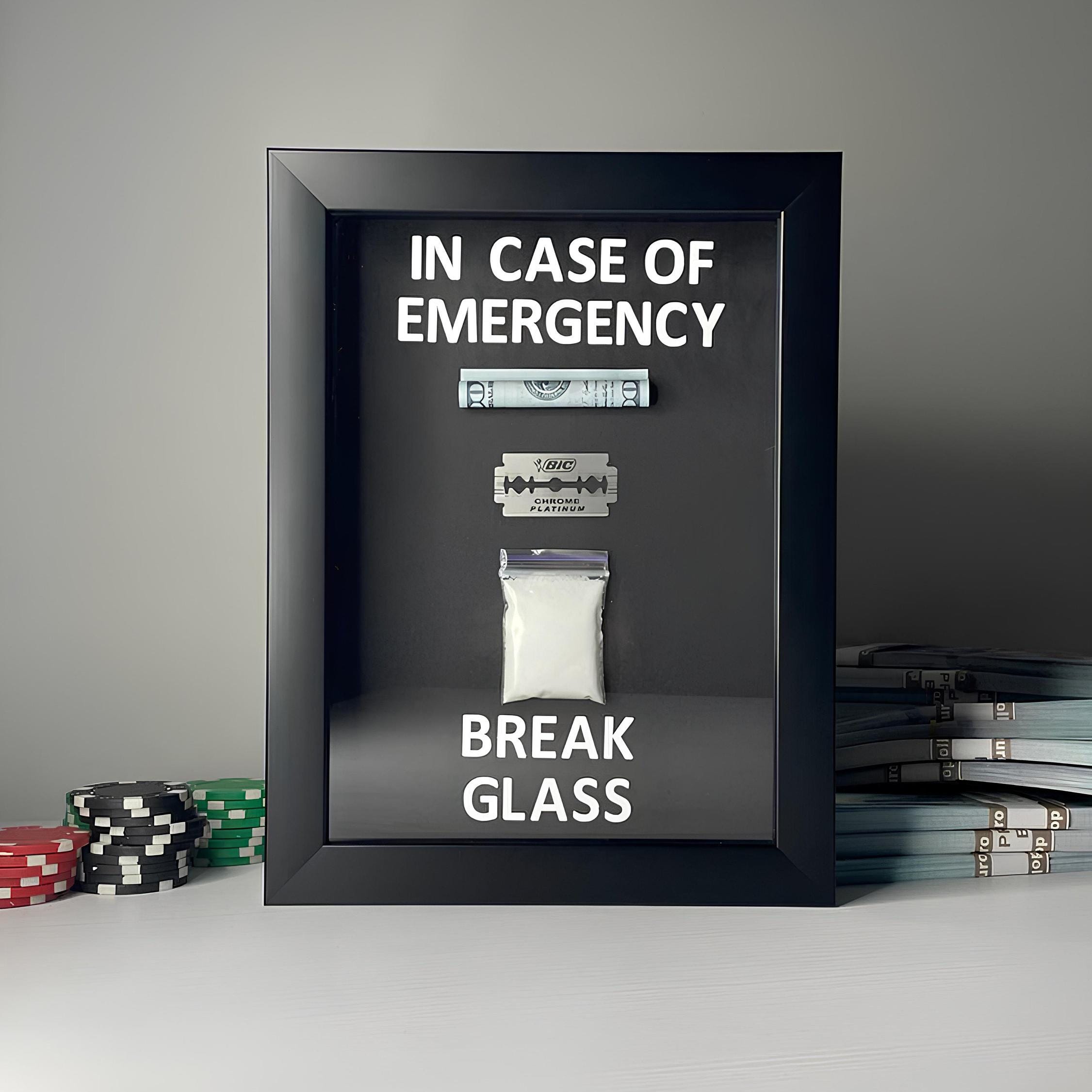 Money Frame | Emergency Box - Special Gift. Stylish Wall Decor for ...