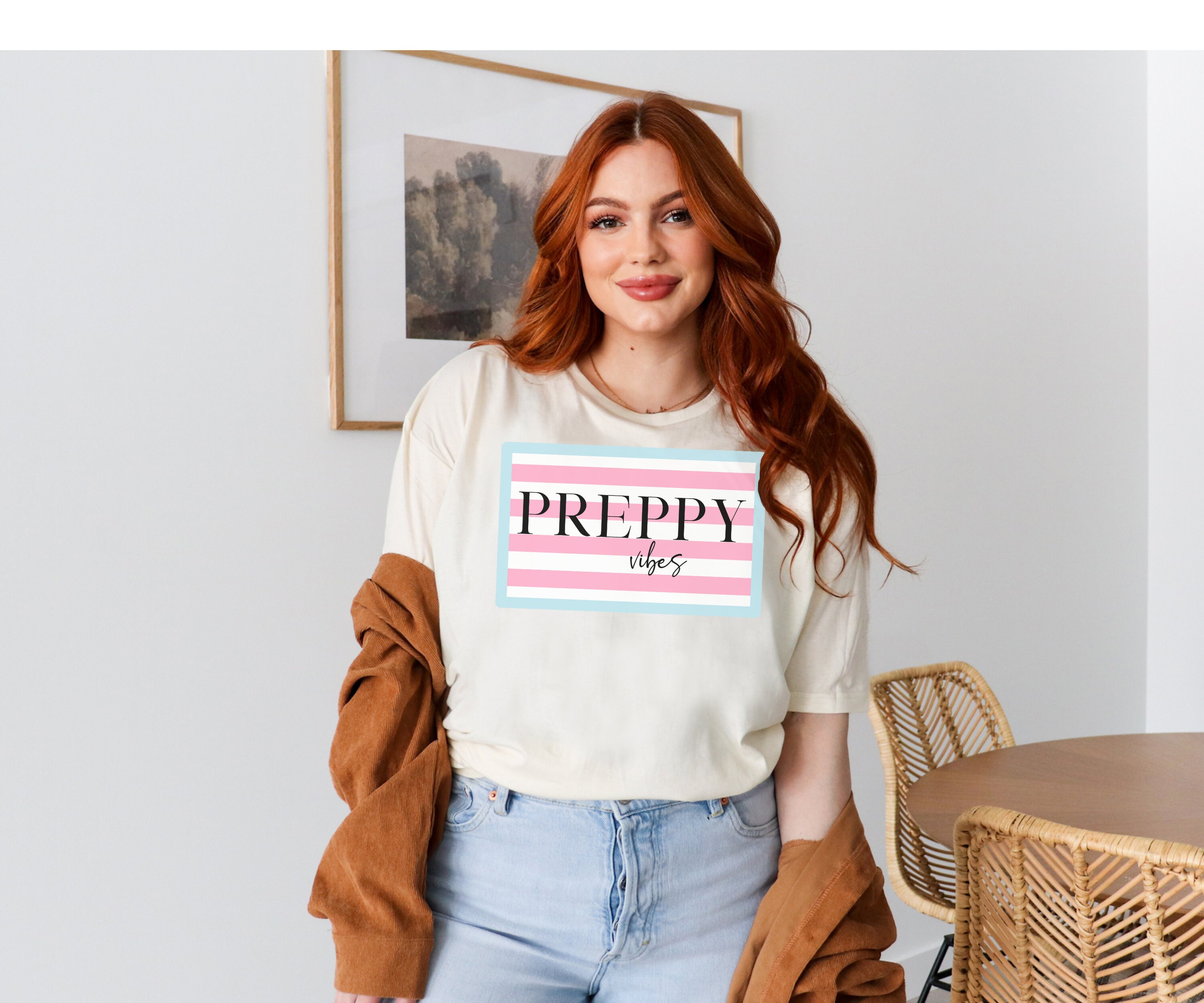 Preppy VSCO Teen Girl Shirt, Preppy Vibes Shirt, Prep School Tee, Cute ...