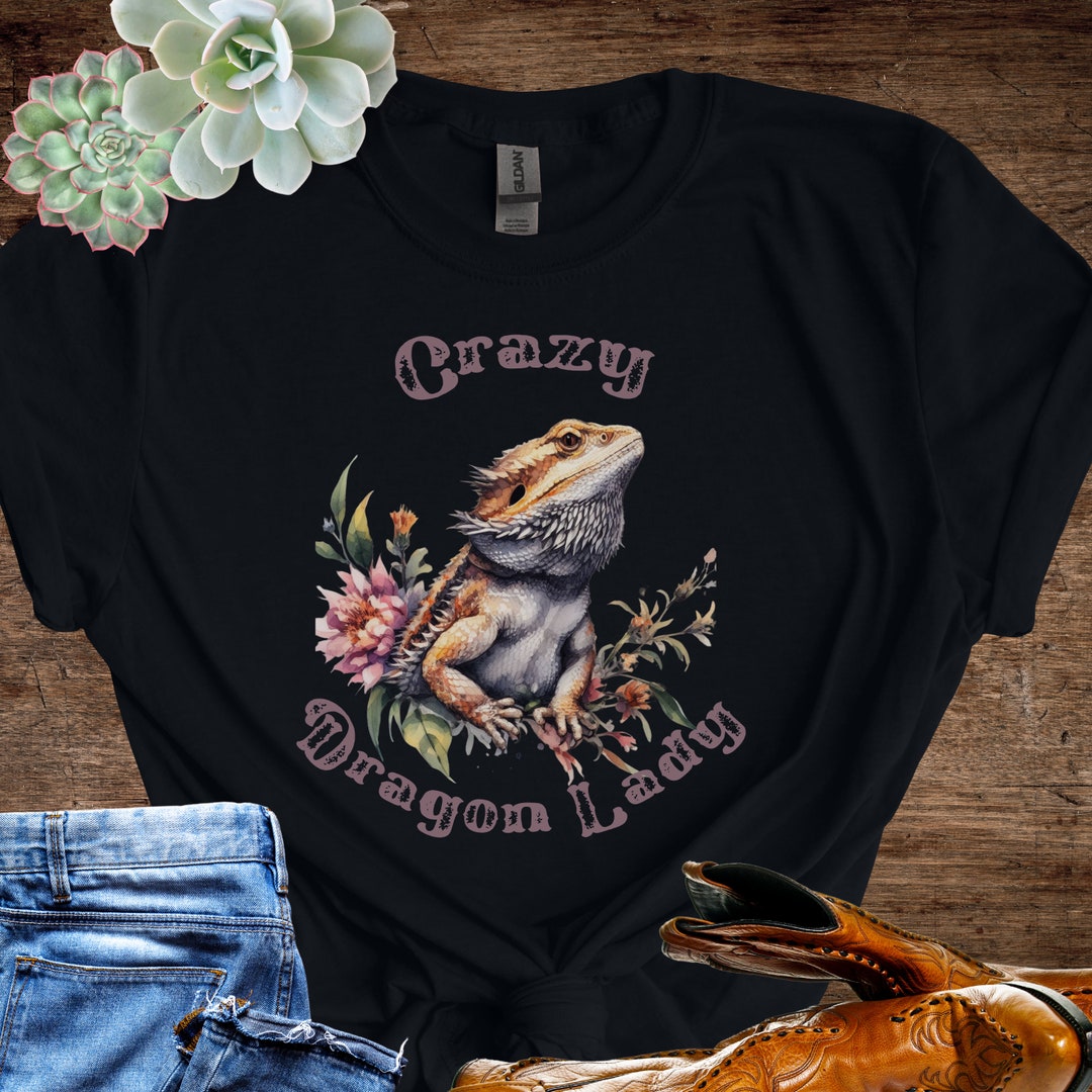 Bearded Dragon Shirt, Western Shirt, Lizard Lover Shirt, Gift for ...