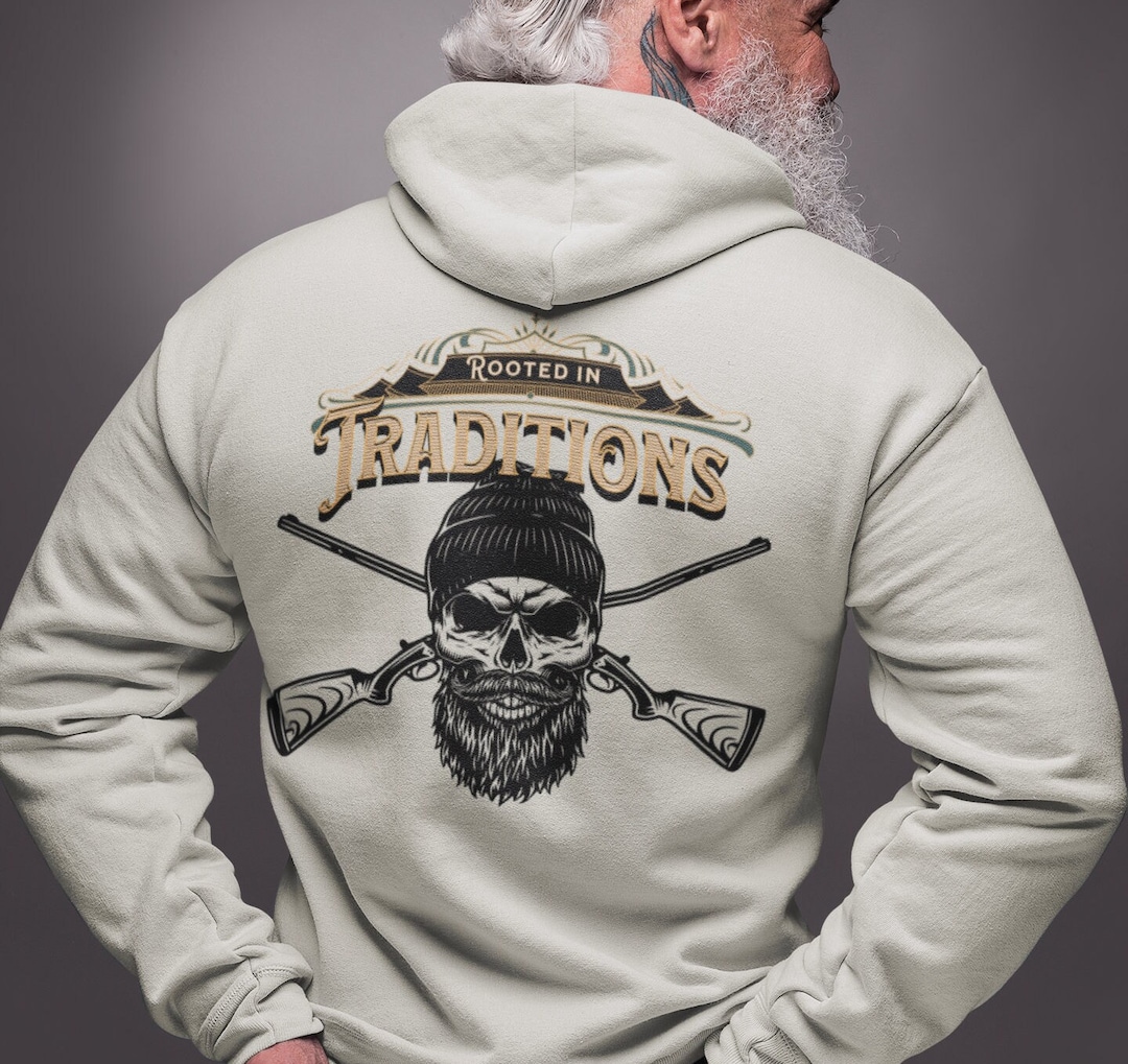 Rooted in Traditions Cross Rifle Hooded Sweatshirt Hunting - Etsy