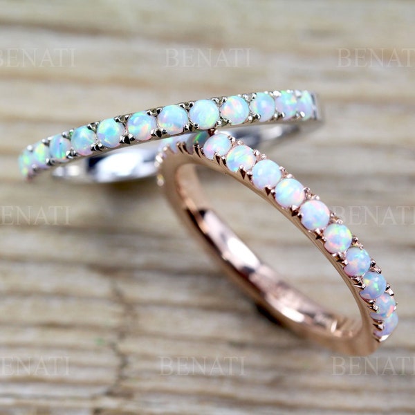 Opal Stacking Ring - Etsy UK