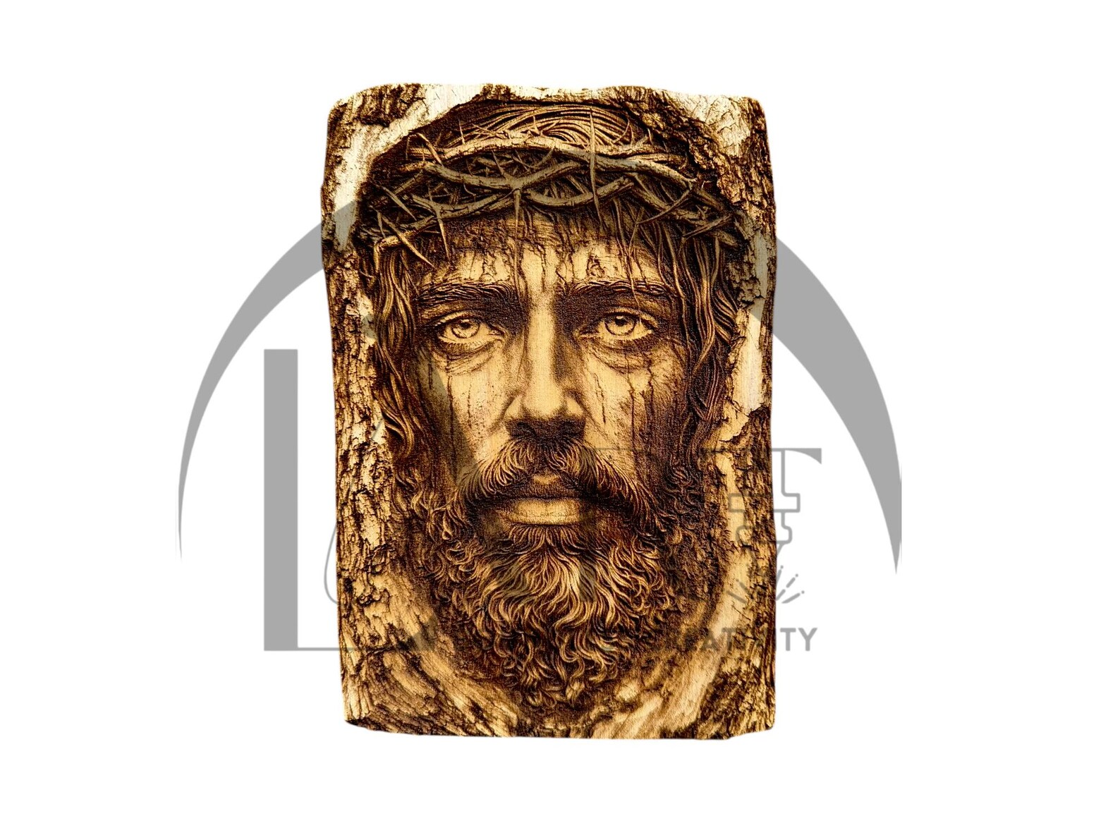 Crucifixion of Jesus Christ 3D Illusion Laser Engraving Digital Design ...