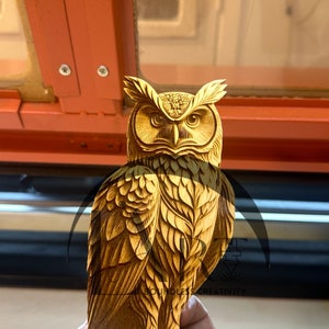 Intricate Owl 3D Illusion Laser Engraving Design - Exquisite Nature ...