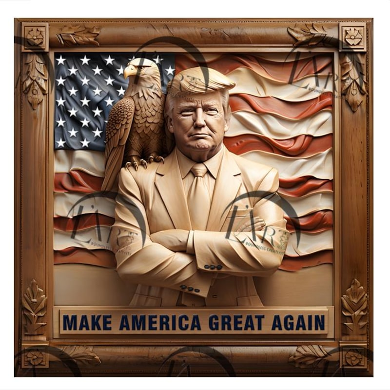 Trump 3d Print Files - Etsy