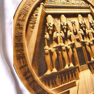 Abu Simbel Temple 3D Illusion Digital Design for Laser Engraving ...