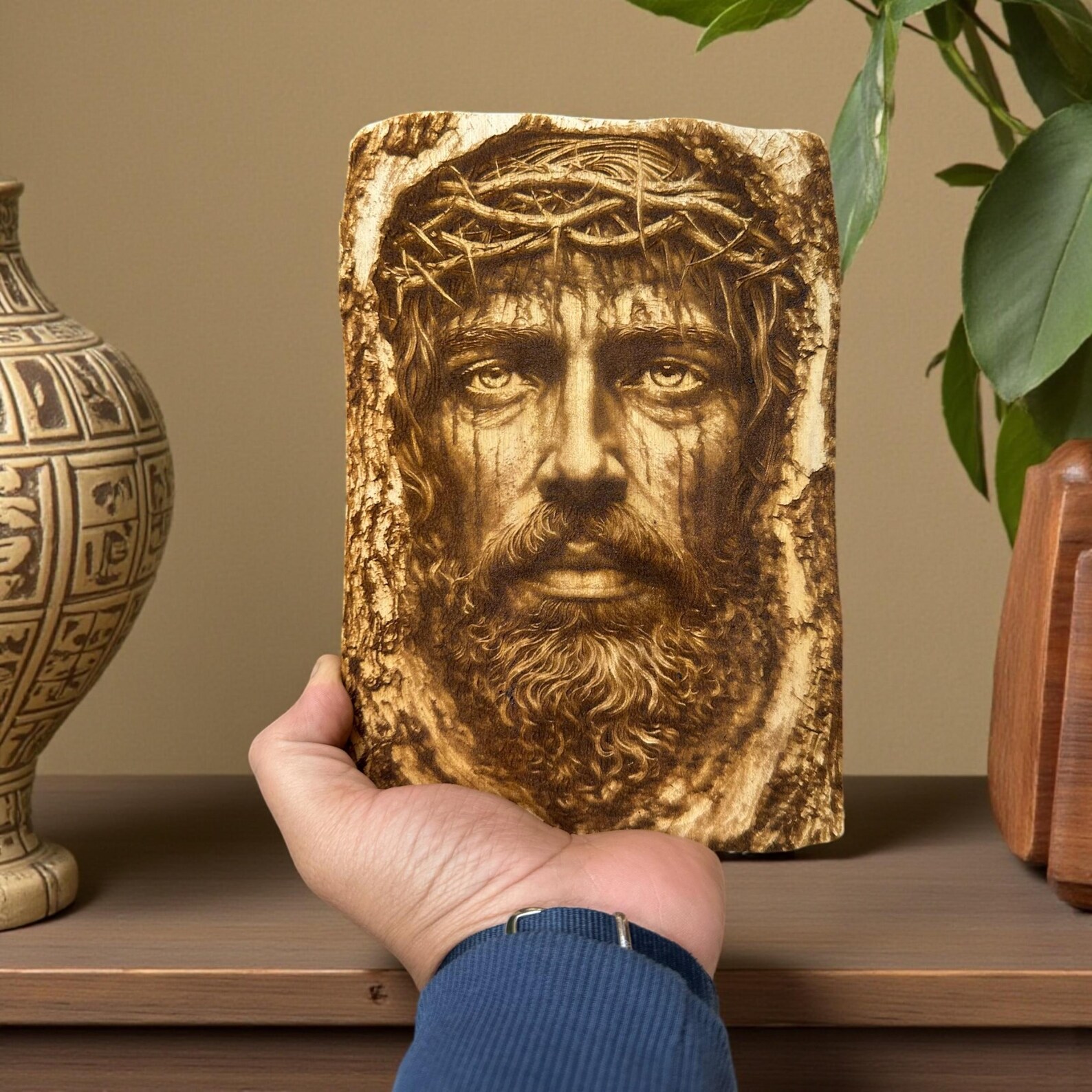 Crucifixion of Jesus Christ 3D Illusion Laser Engraving Digital Design ...
