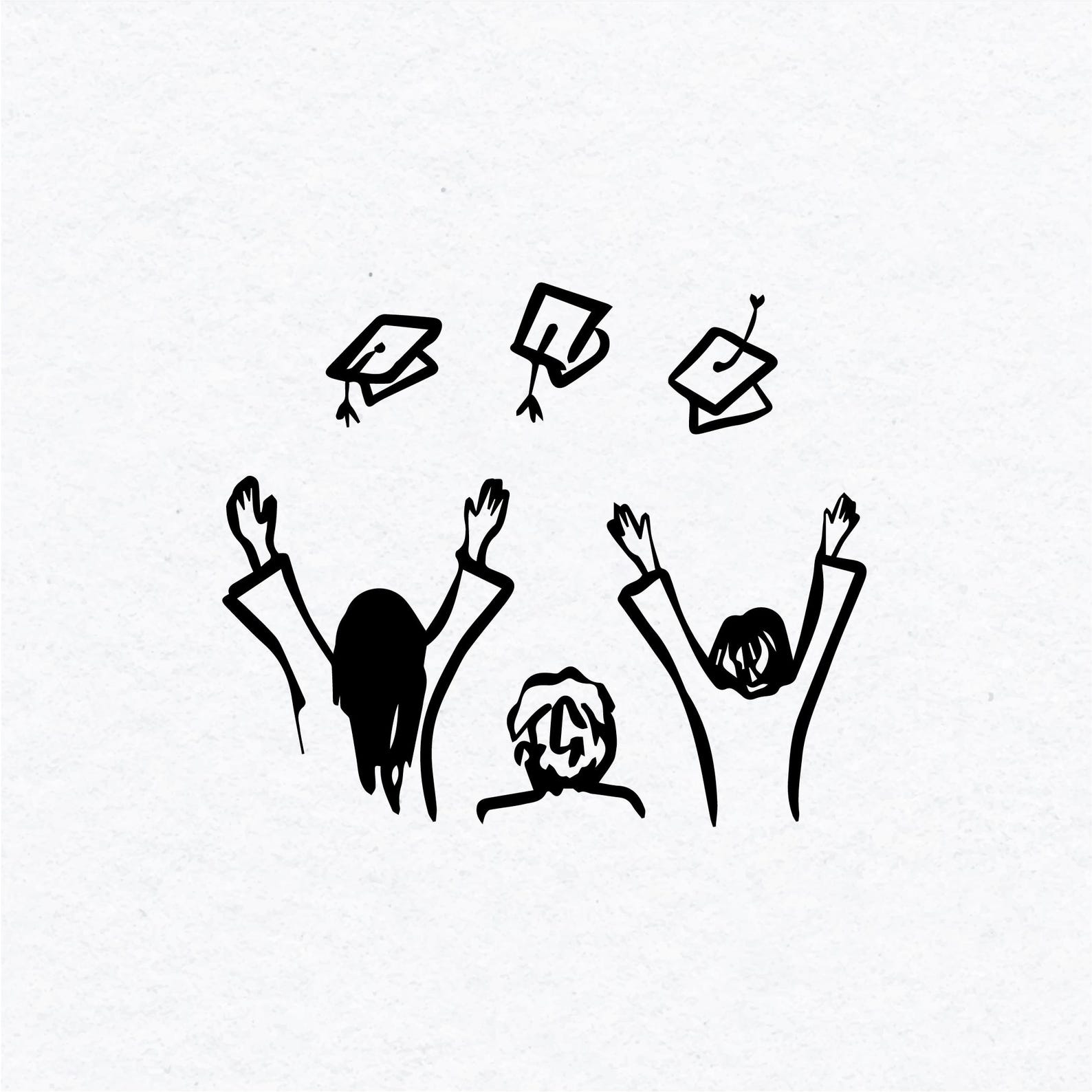 Graduation Digital Download - Graduation Line Art Svg - Line Art ...