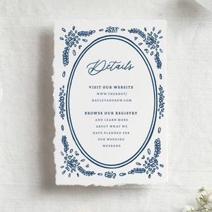 Vintage Blue Floral Frame WEDDING CLIPART, Blue Border Clipart, Line ...